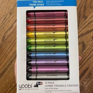 Yoobi | Other | Yoobi 2 Pack Jumbo Triangle Crayons | Poshmark